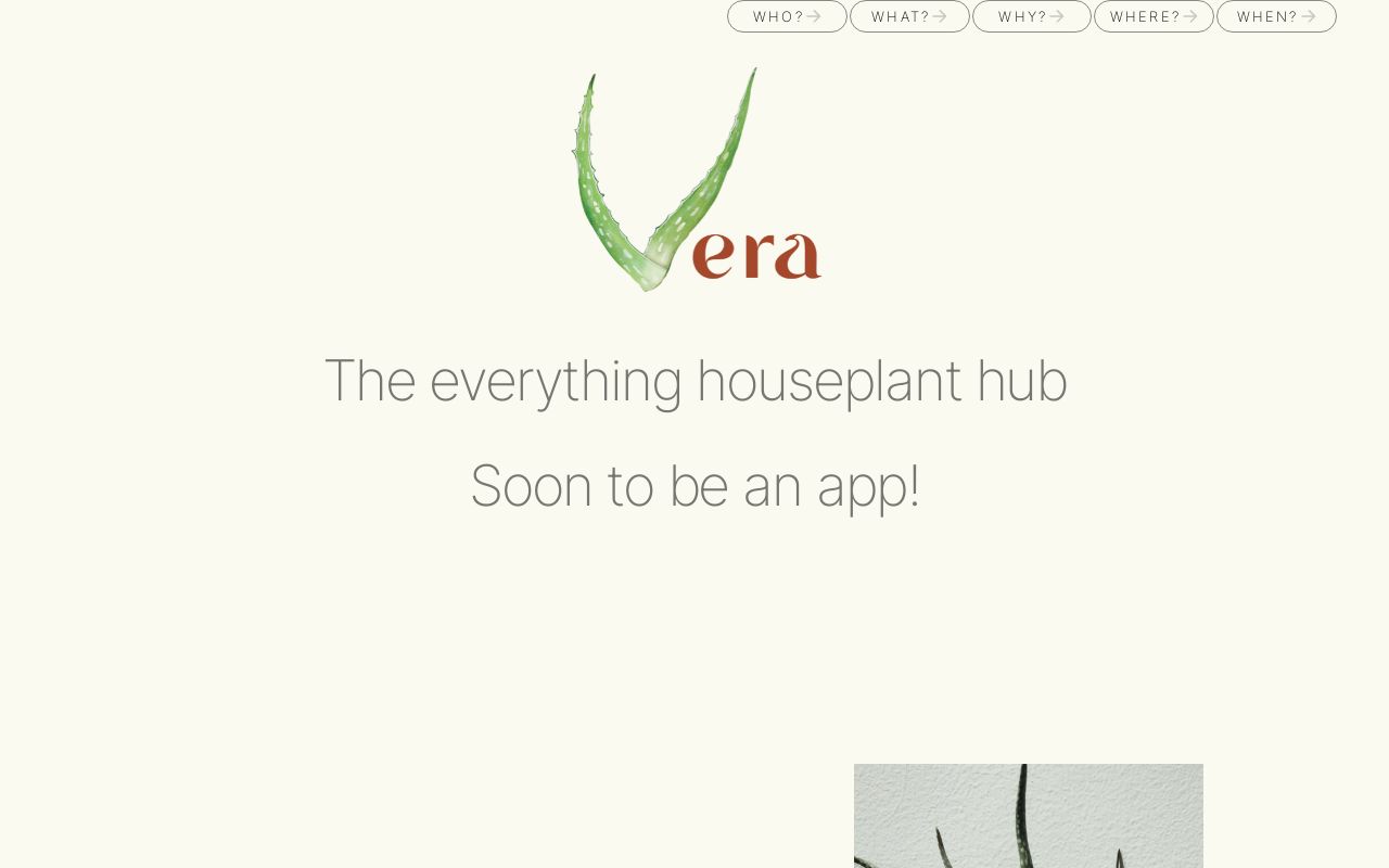Vera | UK's first houseplant marketplace app (copy)